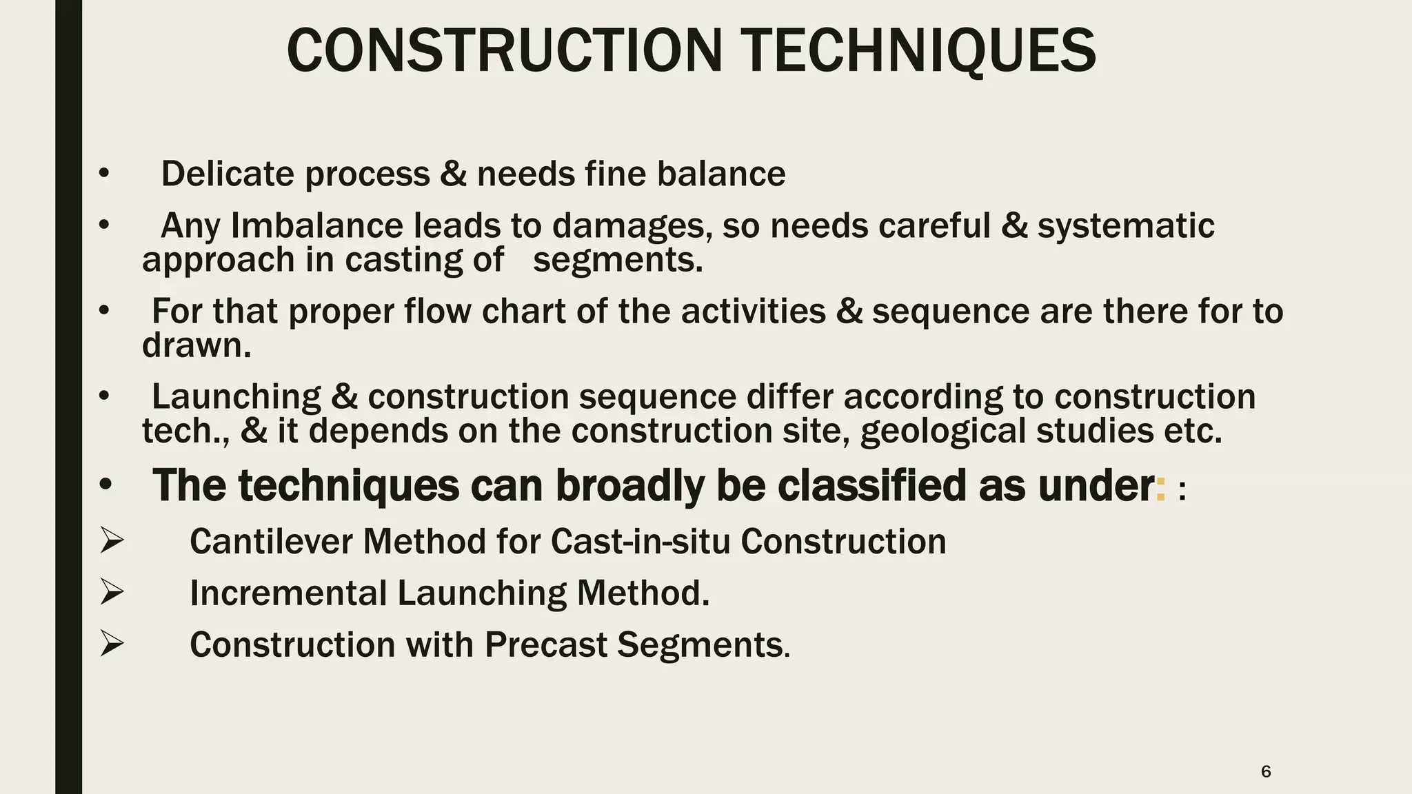 Segmental bridge construction | PPTX