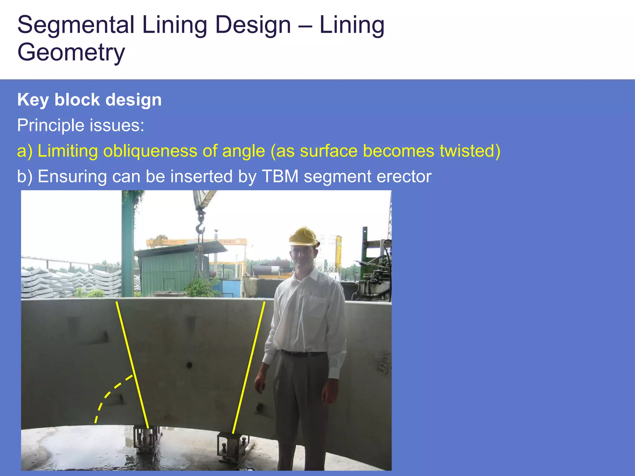 Segmental Lining Design Presentation | PPT