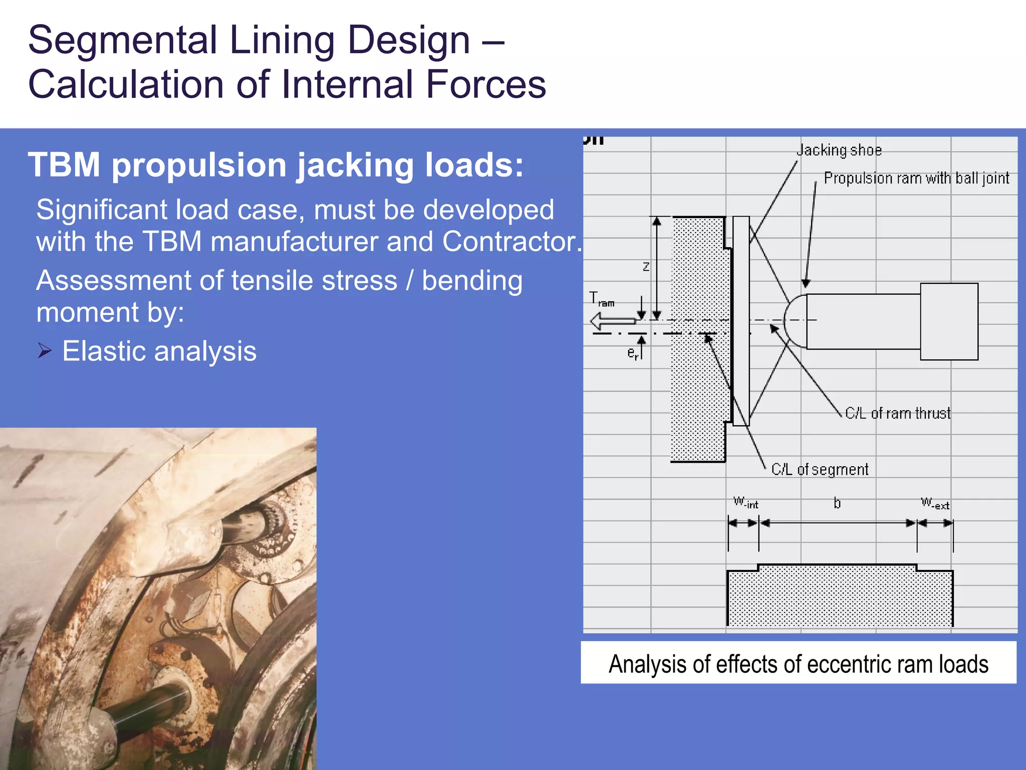 Segmental Lining Design Presentation | PPT