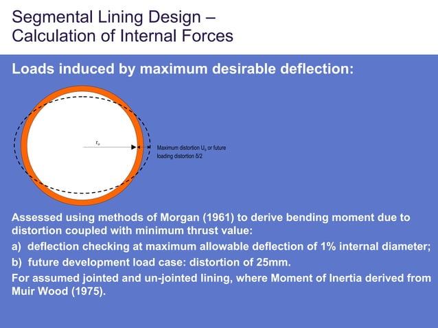 Segmental Lining Design Presentation | PPT