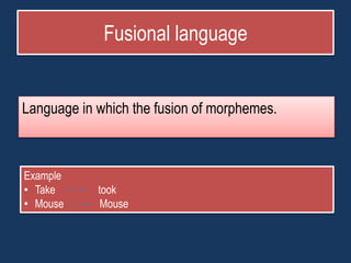 Segmental of words into morpheme | PPT