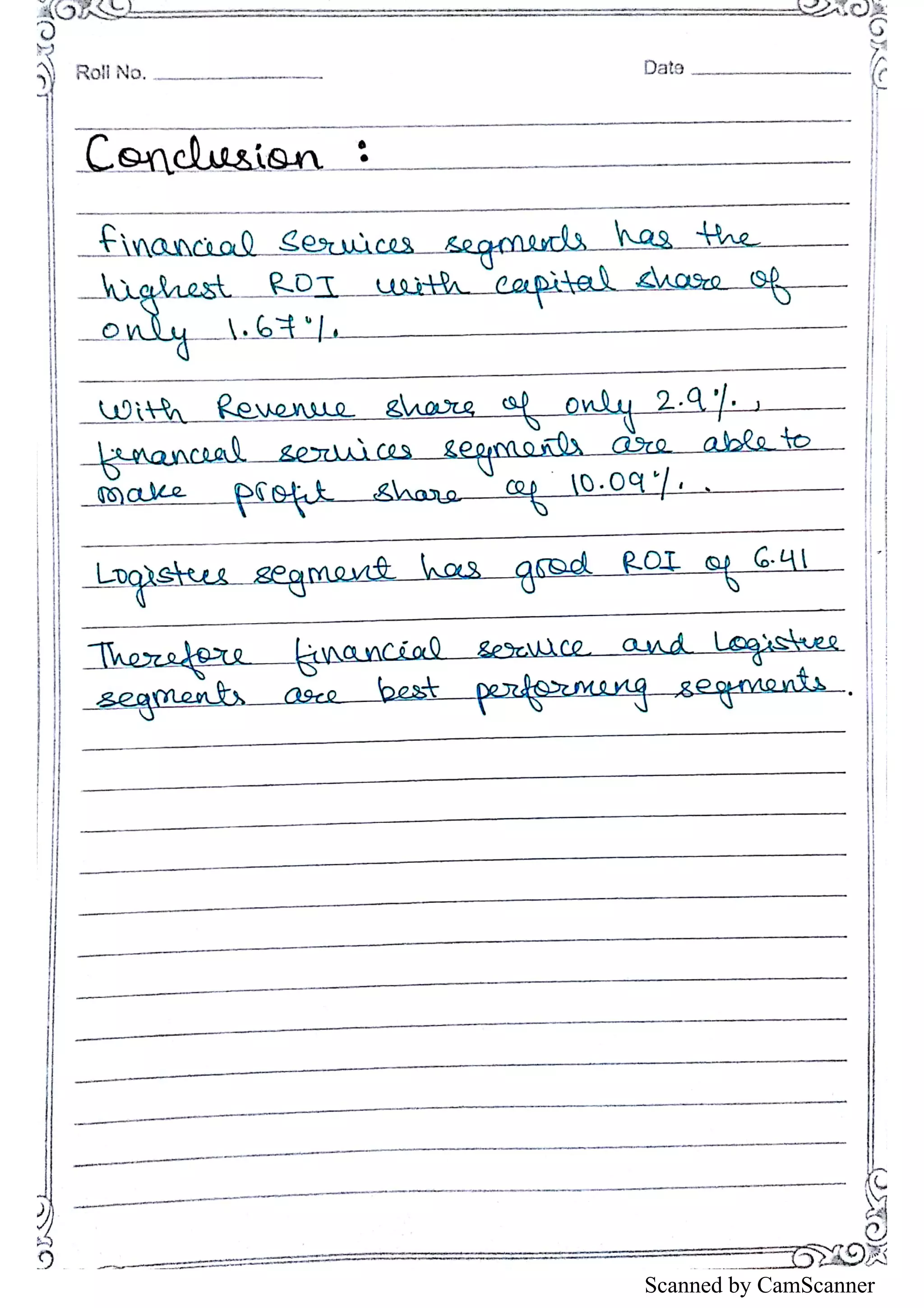 Segment Analysis Project Class 12th Pdf