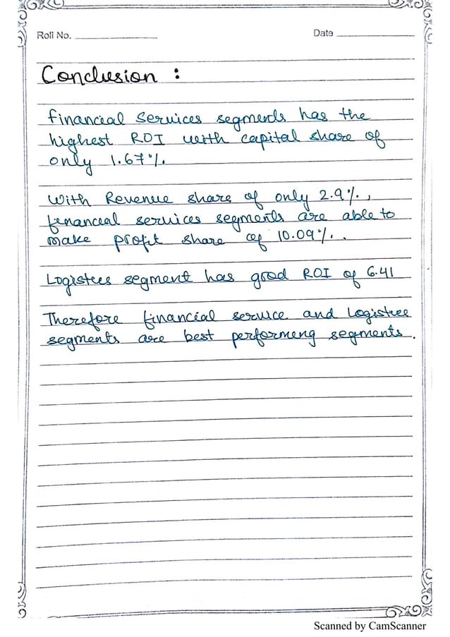 Segment analysis project class 12th | PDF