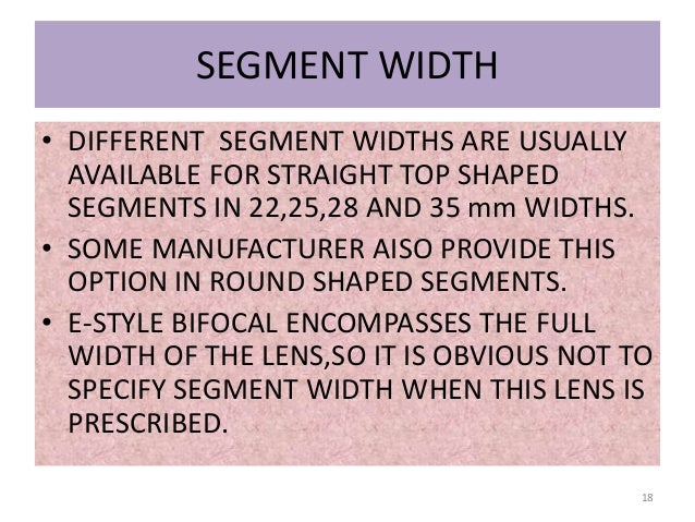 Segment architecture