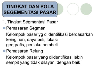 Segmentasi pasar 7 | PPTX
