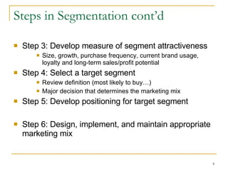 Segmentation | PPT