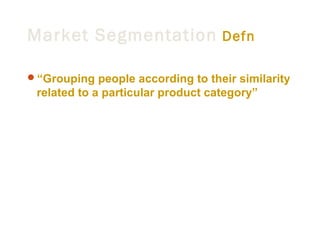 Segmentation | PPT