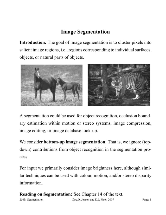 Image Segmentation | PDF