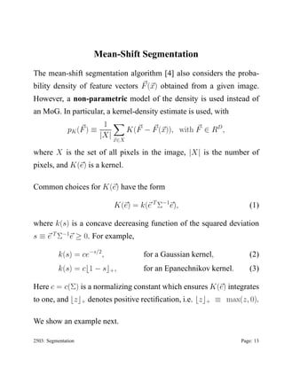 Image Segmentation | PDF