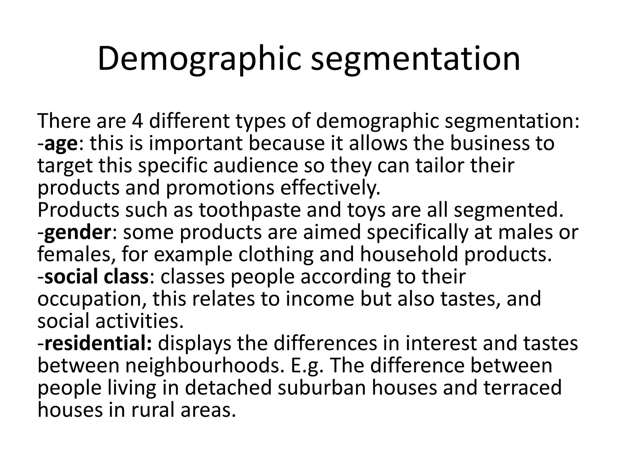 Segmentation | PPTX
