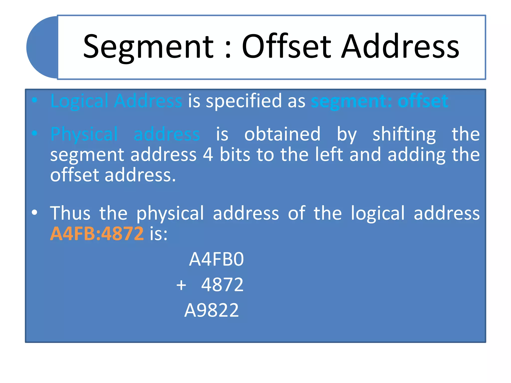 Memory Segmentation of 8086 | PPTX
