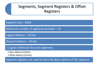 Memory Segmentation of 8086 | PPTX