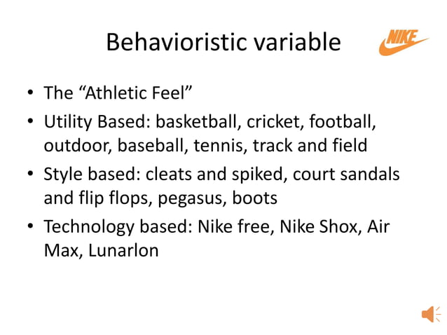 Nike's Segmentation Targeting Positioning Marketing Strategy | PPTX