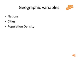 Nike's Segmentation Targeting Positioning Marketing Strategy | PPTX