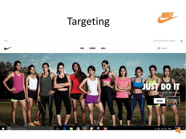 Nikes Segmentation Targeting Positioning Marketing Strategy Ppt