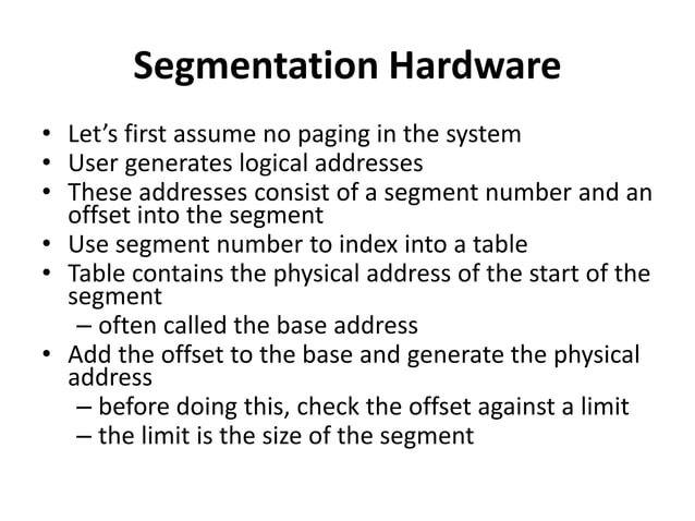 Presentation on Segmentation | PPTX