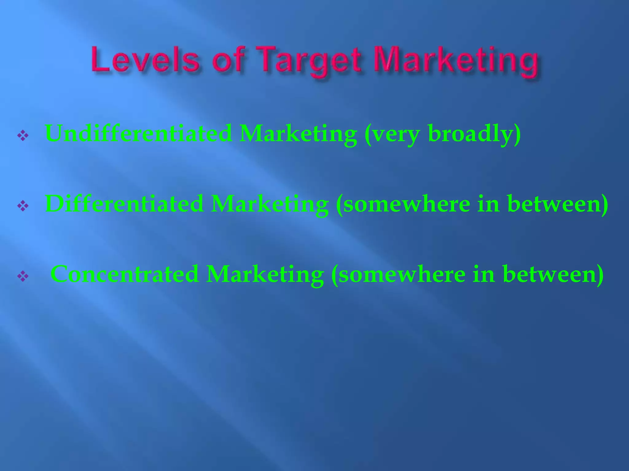 Market Segmentation ppt | PPTX