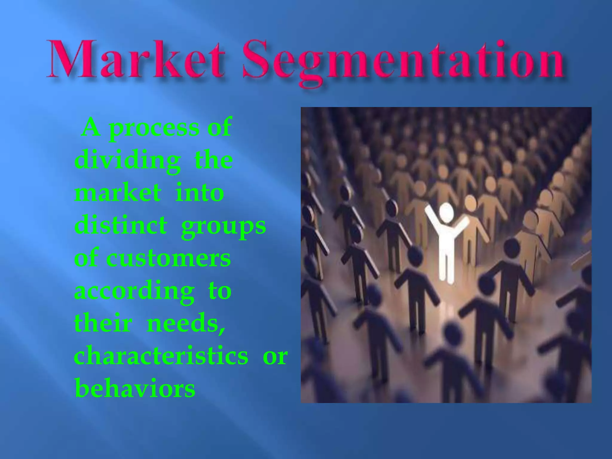 Market Segmentation ppt | PPTX