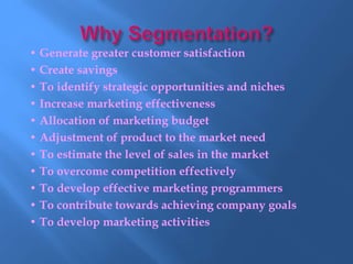 Market Segmentation ppt | PPTX