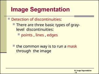 segmentation in image processing .pptx | Computing | Technology & Computing