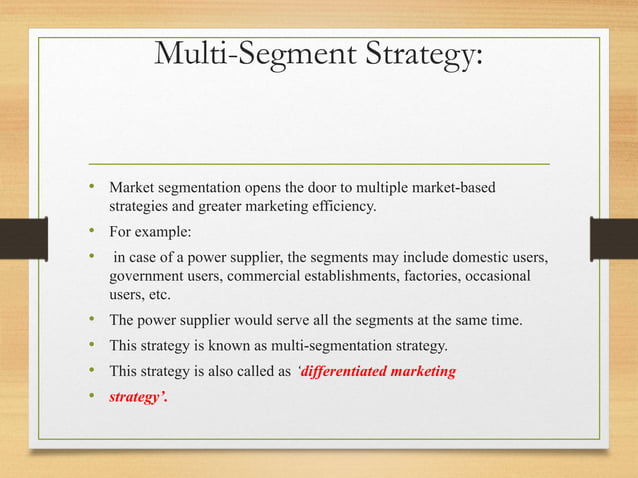 Segmentation class 12 ppt with proper explaination | PPT | Free Download