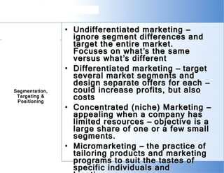 Segmentation Targeting Positioning | PPT