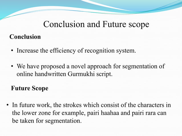 Segmentation And Recognition Of Handwritten Gurmukhi Script Pptx Web Development Internet