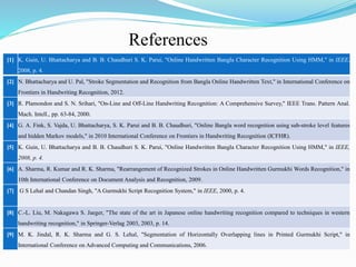 Segmentation and recognition of handwritten gurmukhi script | PPTX | Web Development | Internet