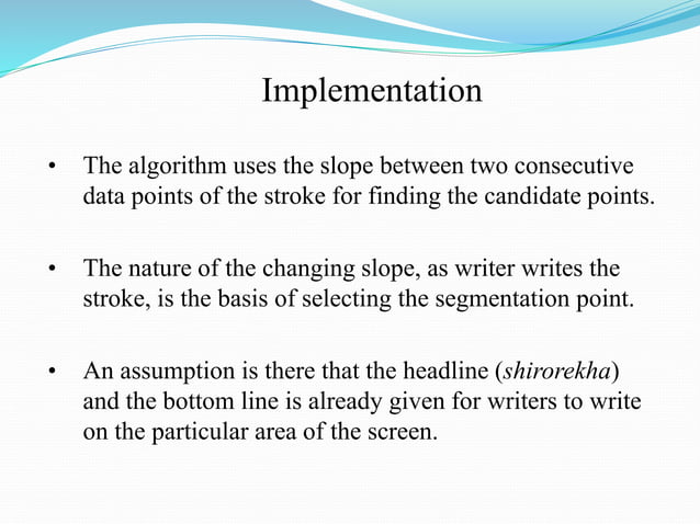 Segmentation And Recognition Of Handwritten Gurmukhi Script Pptx Web Development Internet