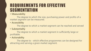 Segmentation and targeting | PPT