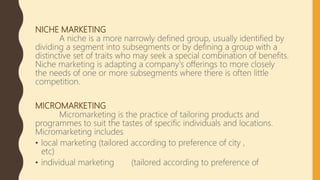 Segmentation and targeting | PPT