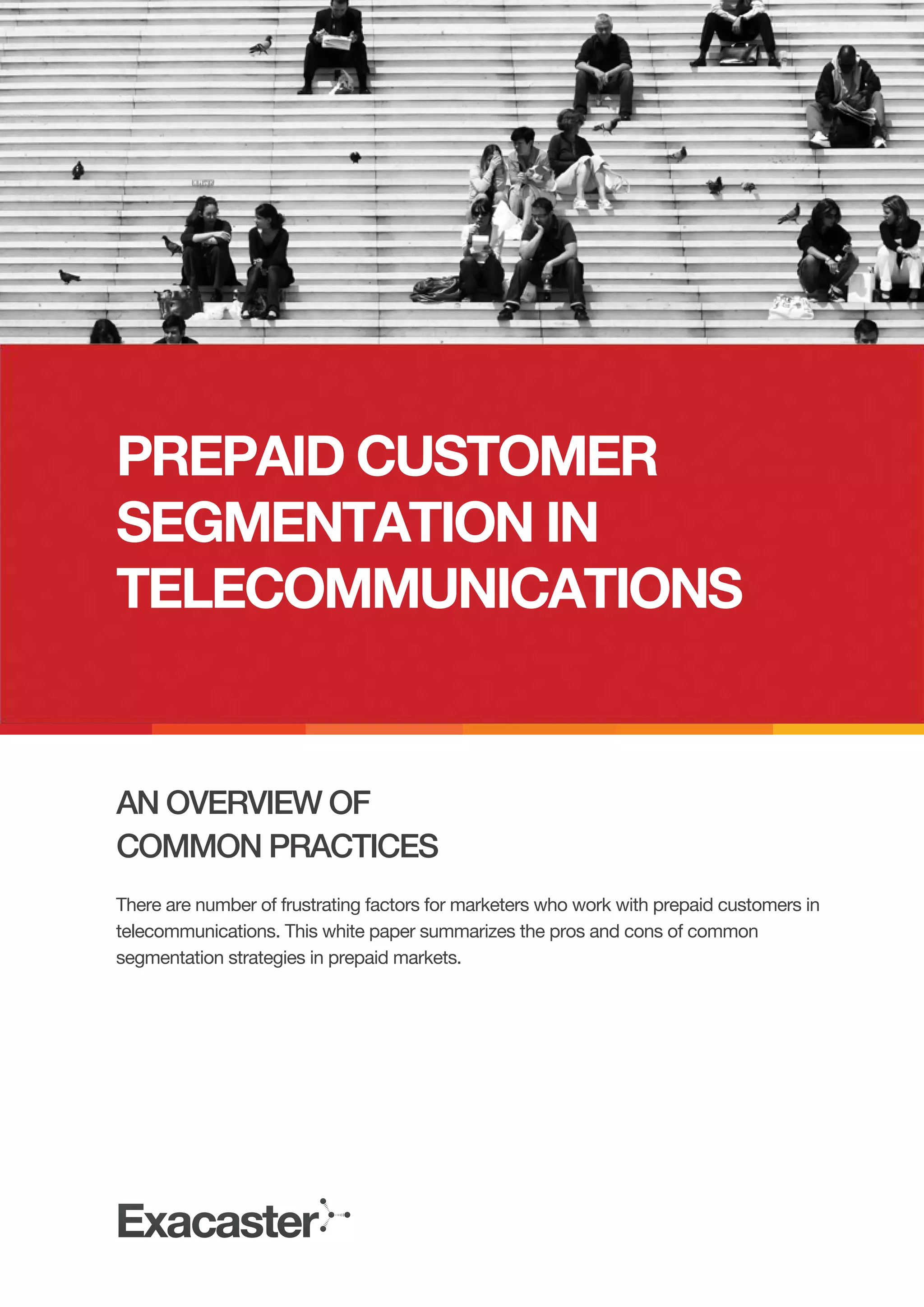 Prepaid customer segmentation in telecommunications: An overview of ...