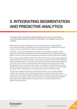 Prepaid customer segmentation in telecommunications: An overview of common practices | PDF