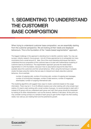 Prepaid customer segmentation in telecommunications: An overview of ...