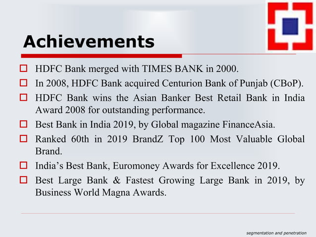 Segmentation of bank customer | PPT | Business Banking & Finance | Business