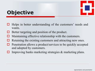 Segmentation of bank customer | PPT