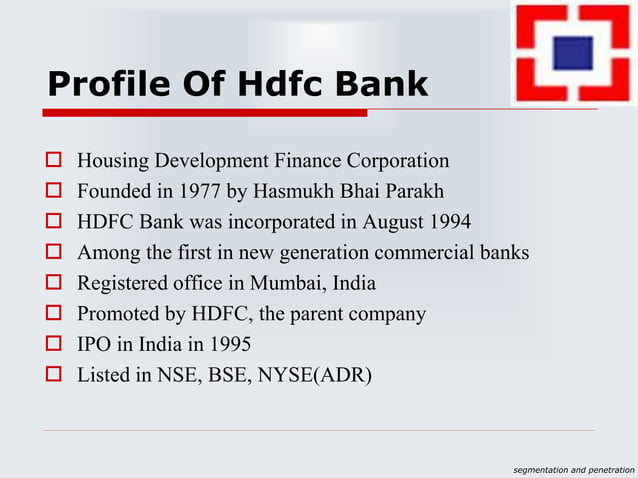 Segmentation of bank customer | PPT | Business Banking & Finance | Business