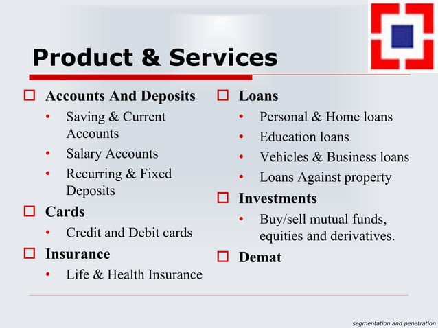 Segmentation of bank customer | PPT | Business Banking & Finance | Business