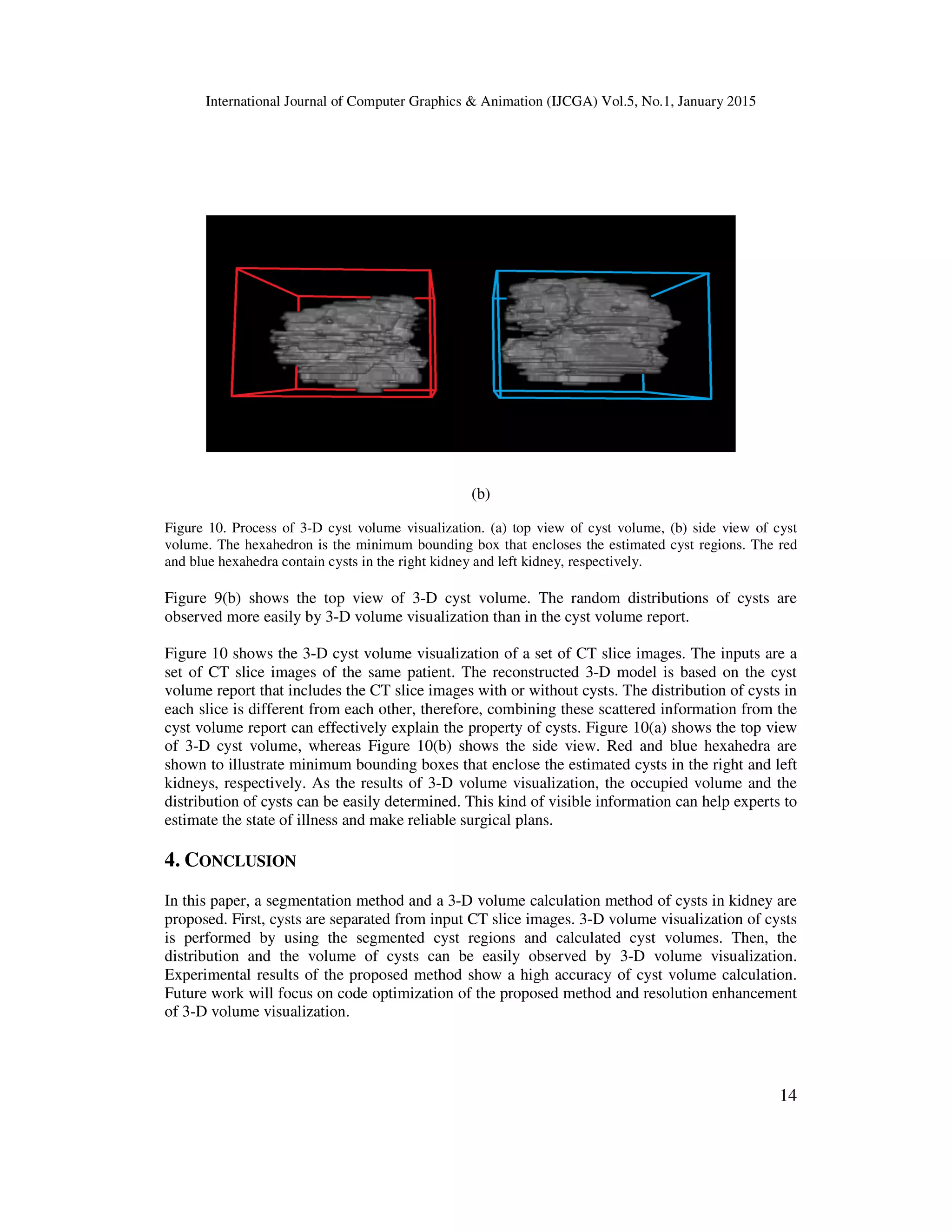 Segmentation of cysts in kidney and 3 d volume calculation from ct ...