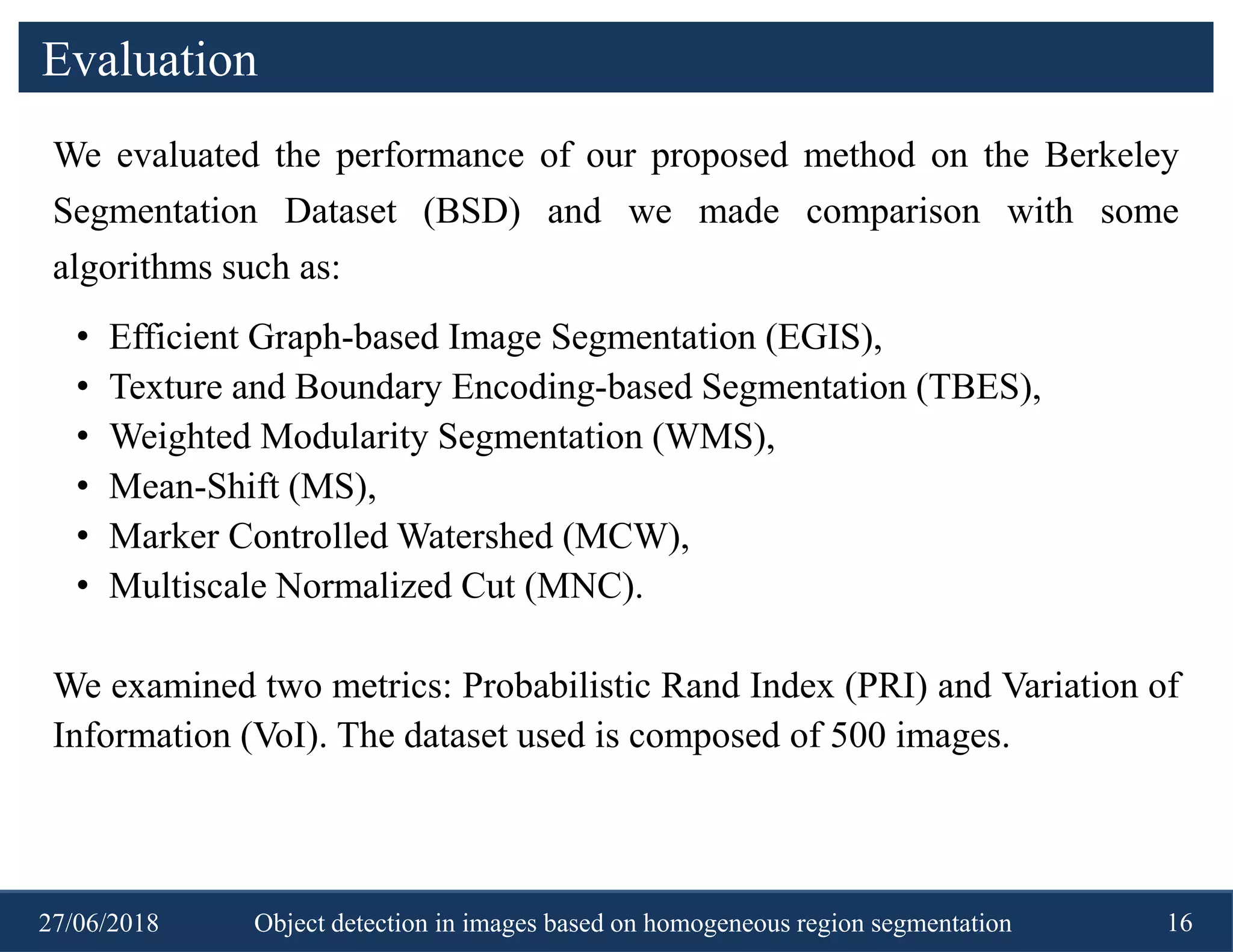 Object Detection In Images Based On Homogeneous Region Segmentation Ppt