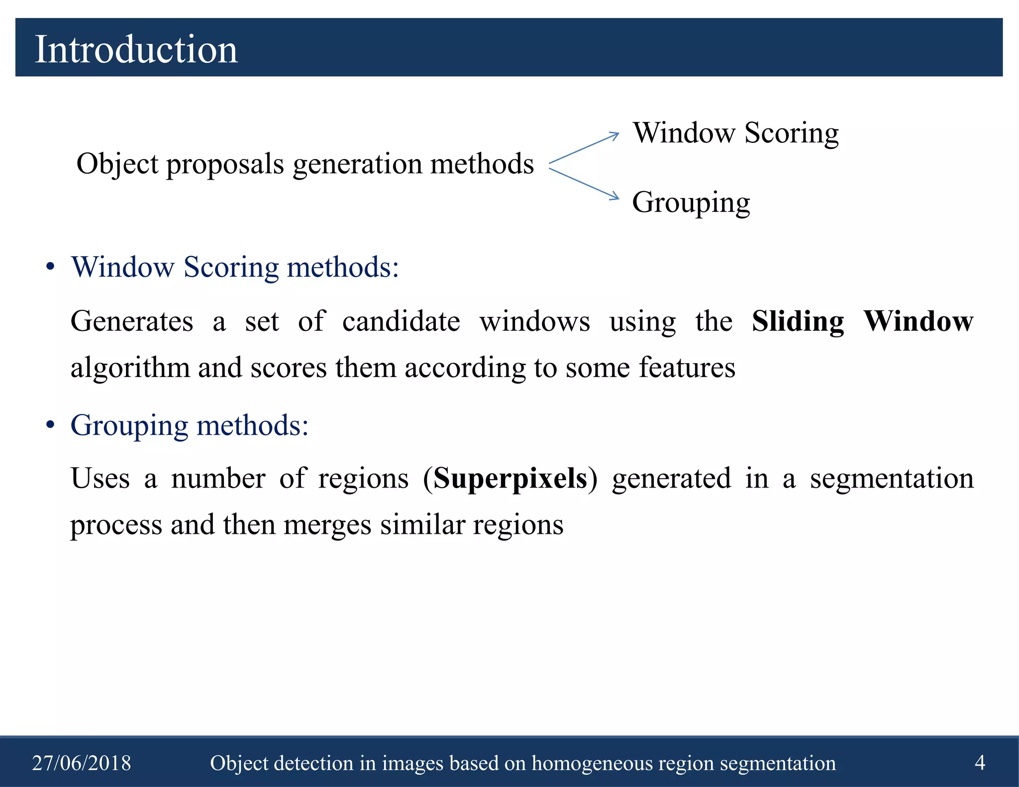 Object Detection In Images Based On Homogeneous Region Segmentation Ppt