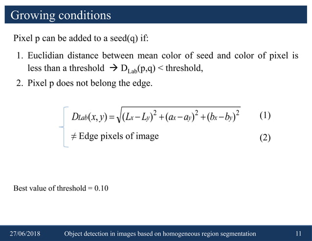 Object Detection In Images Based On Homogeneous Region Segmentation Ppt
