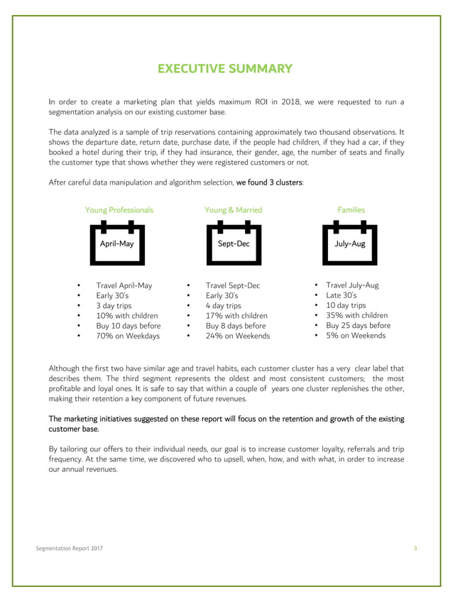Machine Learning 1: Segmentation Report | PDF