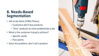 Segmentation Secrets: 9 Ways to Target the Right Audience | PPT