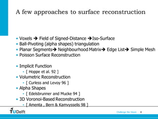 Point Cloud Segmentation for 3D Reconstruction | PDF