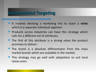 Segmentation, targeting and positioning | PPT