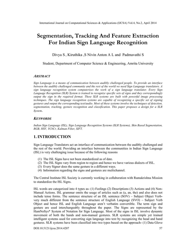 Segmentation Tracking And Feature Extraction Pdf