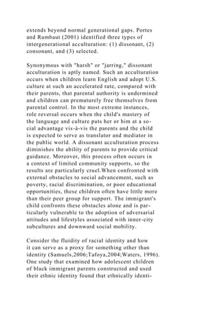 Segmented Assimilation Theory and theLife Model An Integrat.docx
