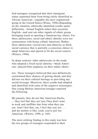 Segmented Assimilation Theory and theLife Model An Integrat.docx