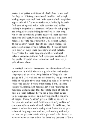 Segmented Assimilation Theory and theLife Model An Integrat.docx